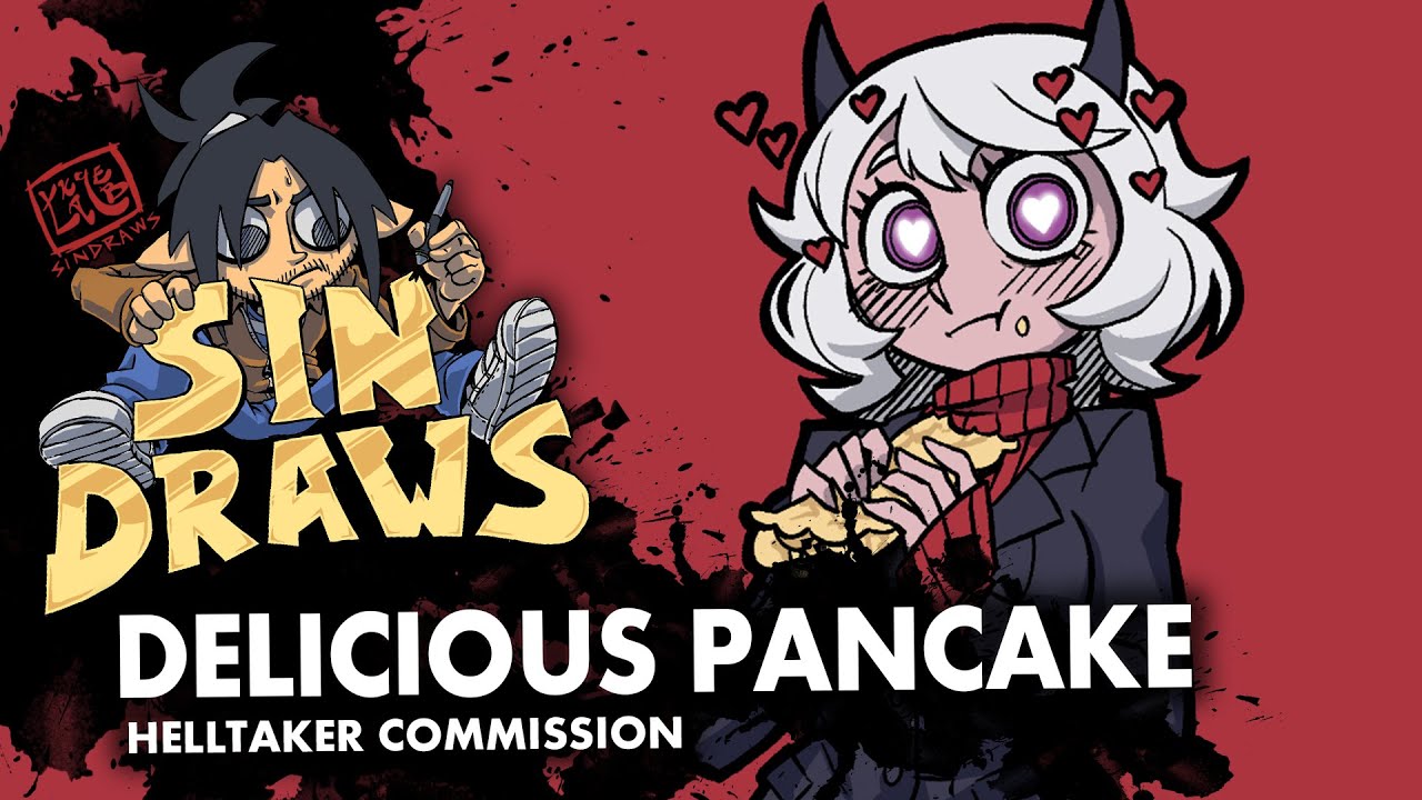 Helltaker OC: Delicious Pancake [sinDRAWS Timelapse]