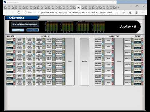 Symetrix Jupiter 8 Configurable 8 x 8 DSP w/ Power Supply | Reverb