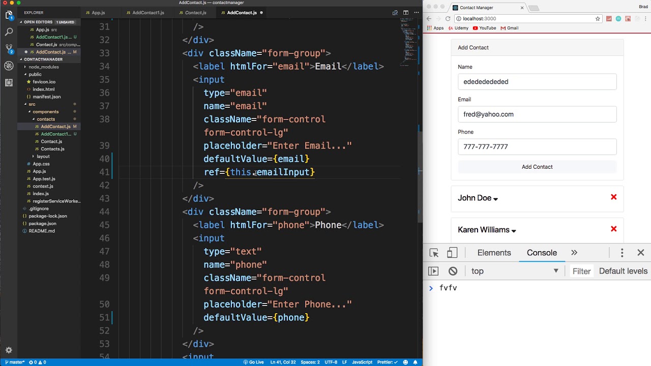 Uncontrolled Components   Refs