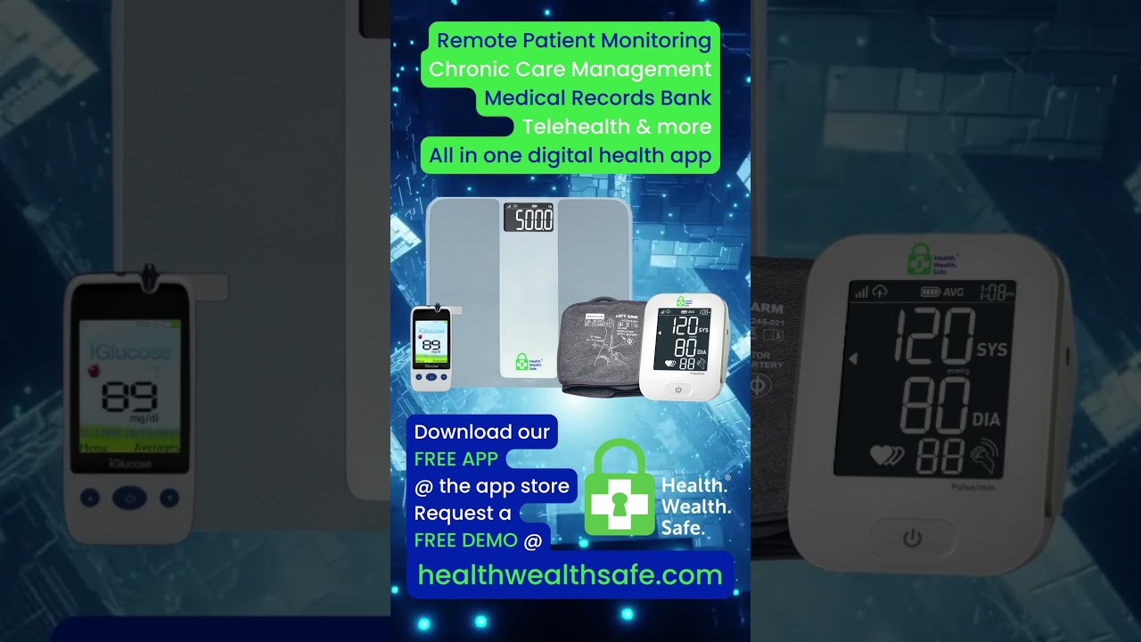 Remote Patient Monitoring | Remote Diabetes Management | Health Wealth Safe®