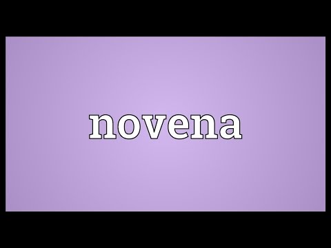 Novena Meaning