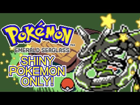 Pokemon Emerald Seaglass but with ONLY SHINY POKEMON!