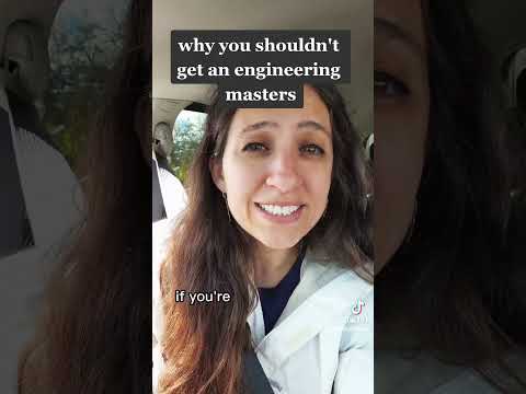 Engineering Masters degrees - worth it? #careeradvice #engineering #careercoach #collegemajors