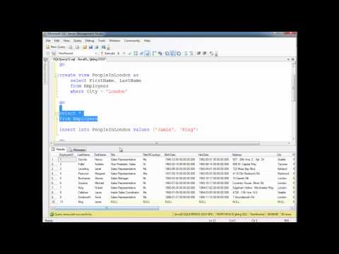SQL Views, WITH CHECK OPTION
