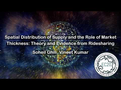 EC'20 Flash Video: Spatial Distribution of Supply and the Role of Market Thickness