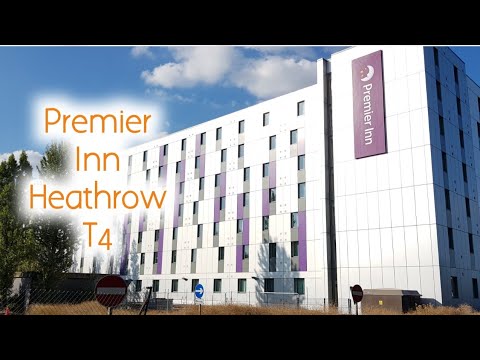 Premier Inn Heathrow Airport Terminal 4 - Hotel and Room Tour