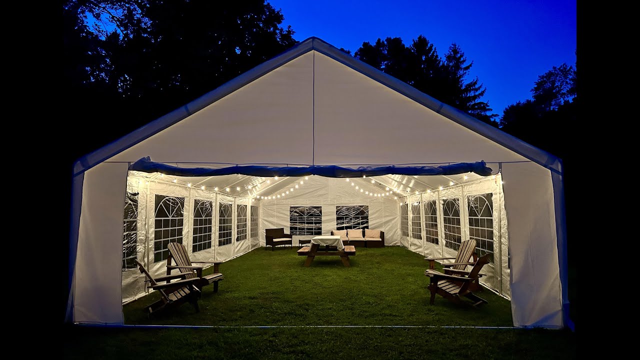 Party Tent Install and Review