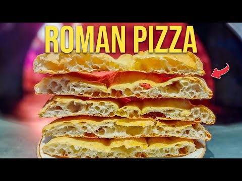 How to Make ROMAN PIZZA Like a World Best Pizza Chef
