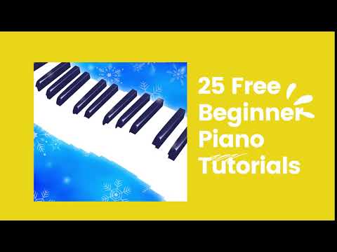25 Free Piano Tutorials for Beginners