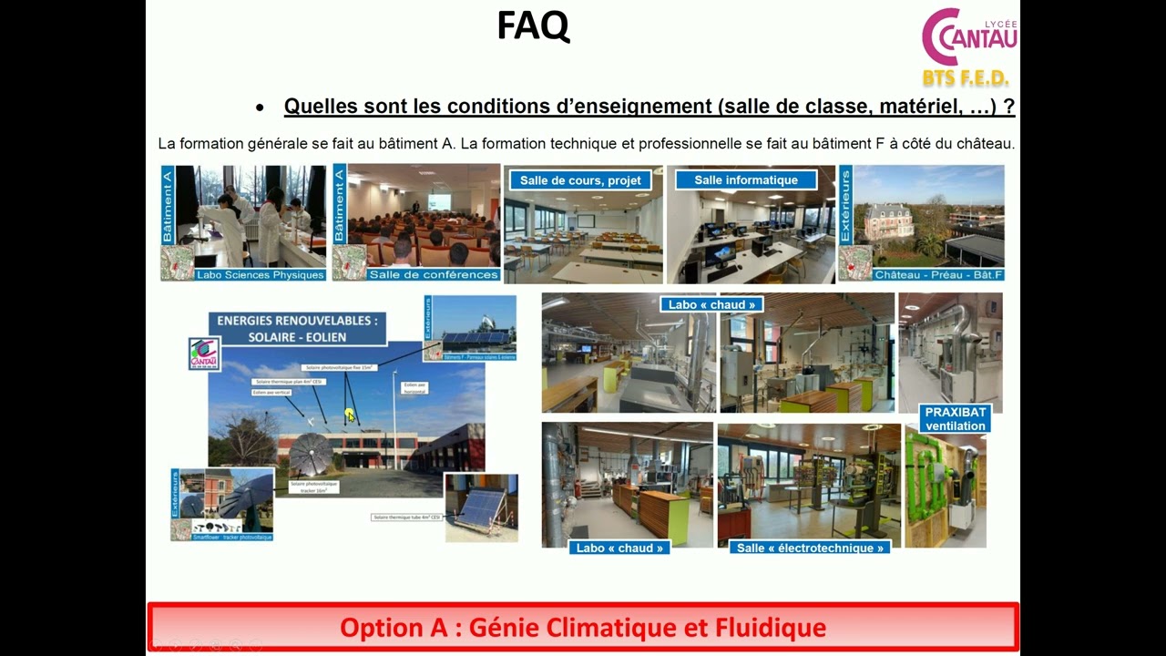 Présentation BTS FED A GCF 2022