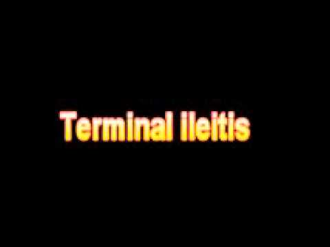 What Is The Definition Of Terminal ileitis