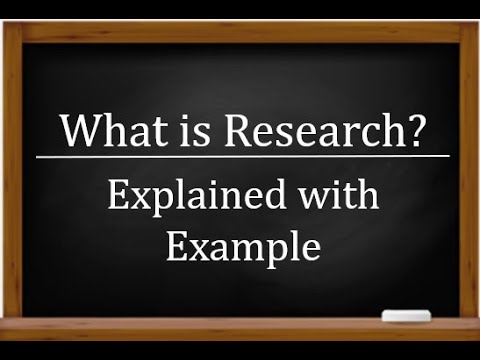 What is Research? | Research Methodology | Explain with example | Scientific Meaning of Research