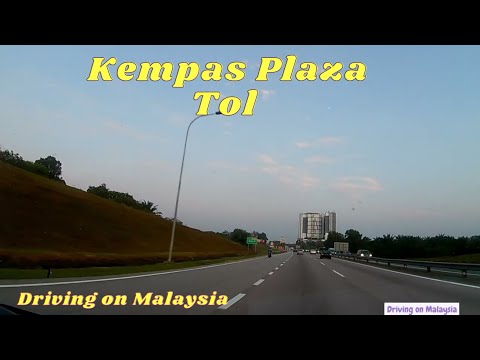 Kempas Plaza Tol. Plus Highway.Johor Bahru.#Driving view #Highway#Malaysia#drive