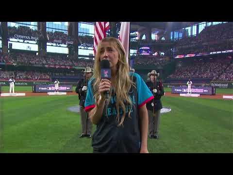 American National "Drunk" Anthem by Ingrid Andress at the Homerun Derby 2024