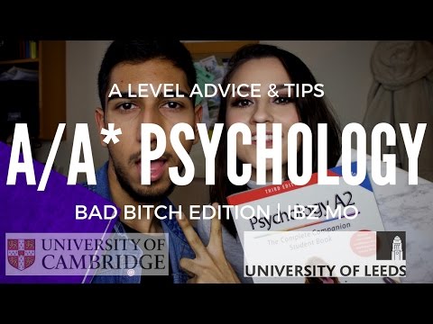 A/A* PSYCHOLOGY A LEVEL ADVICE & TIPS (BAD B**CH EDITION) | IBZ MO