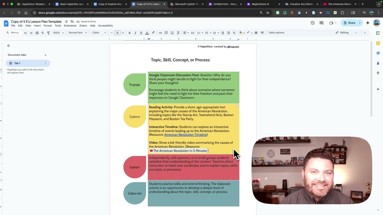 Supercharge Your Lessons: Using AI to Build Engaging Hyperdocs