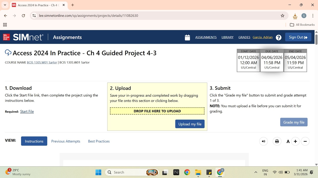 Access 2024 In Practice - Ch 4 Guided Project 4-3