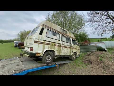 Mouldy old VW Camper Van sat. Since 1996and got it running sweet in 10 minutes