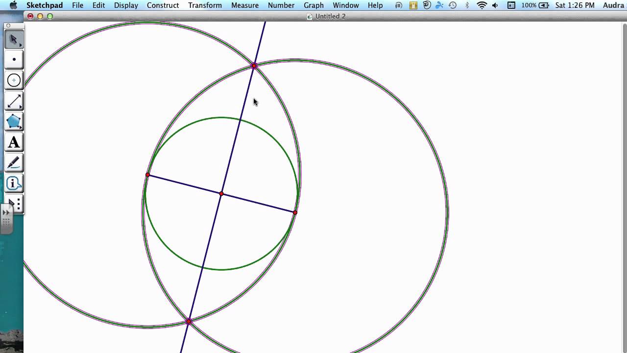 Constructing Square Geometers Sketchpad Part 1