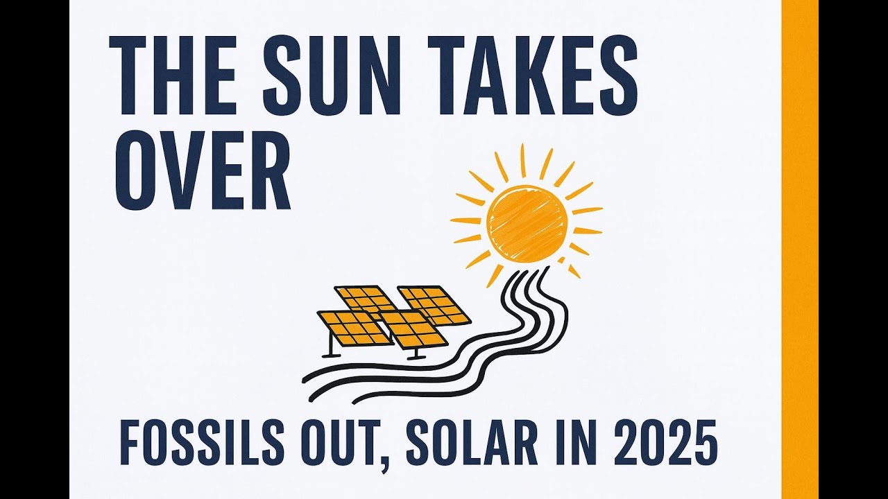 Solar Surpasses Fossil Fuels: The Global Power Shift of 2025