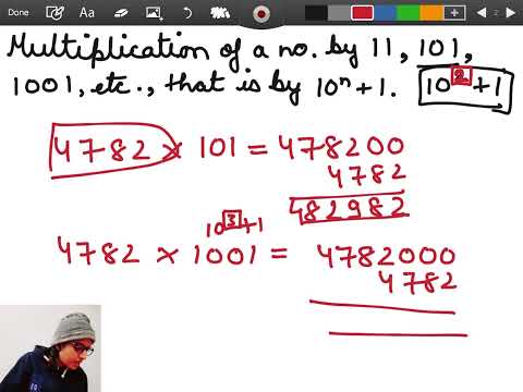 Shortcut Trick to multiply any number by 101,1001,100001