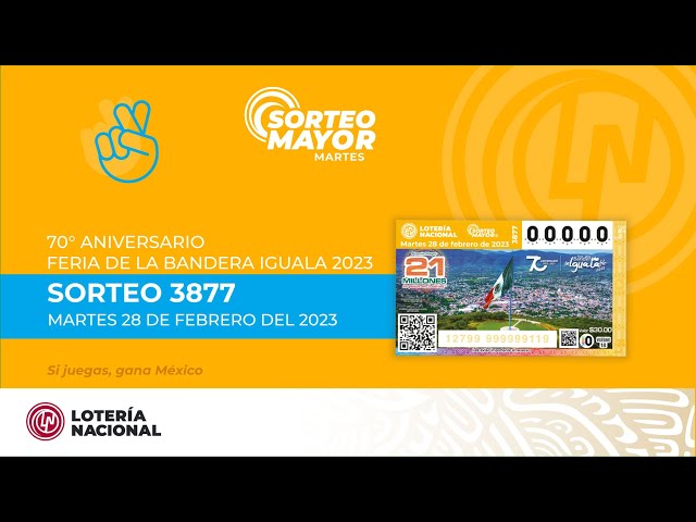 Lotería Nacional. Resultados del sorteo mayor 3877 del 28 de febrero de ...