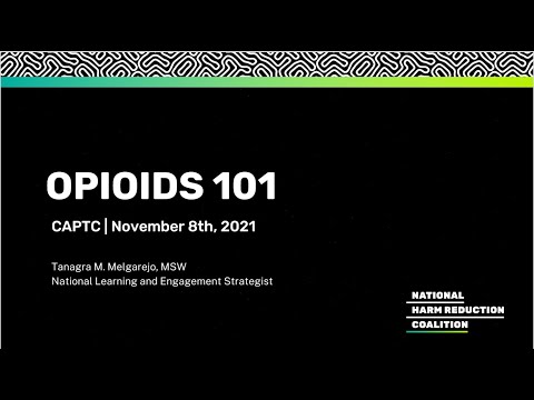 Drugs 101-Opioids Presented by HRC