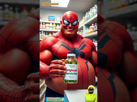 "Fat Heroes Transformation: Joker, Spider-Man & Superman Lose Weight!"#marvel #joker #spiderman