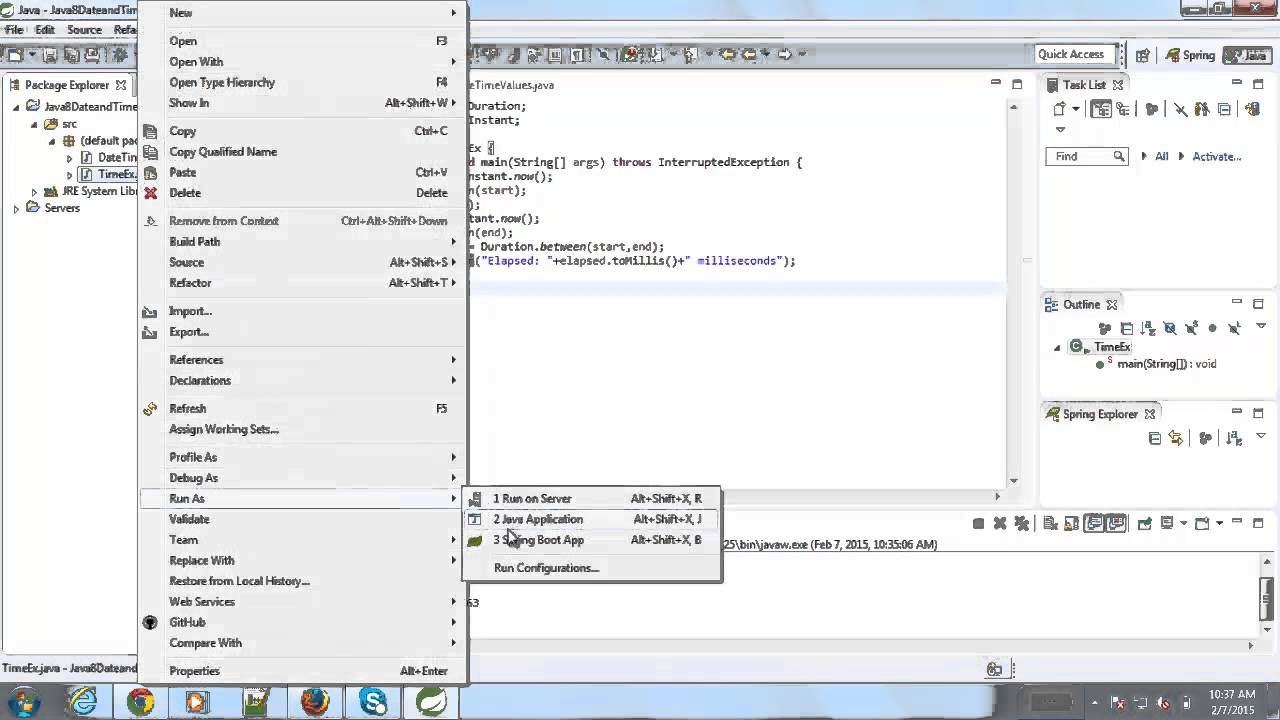 New Date & Time API in Java 8 Demo