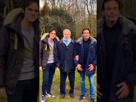Alain DELON, Anthony DELON & Alain-Fabien DELON & Lubo. Douchy.