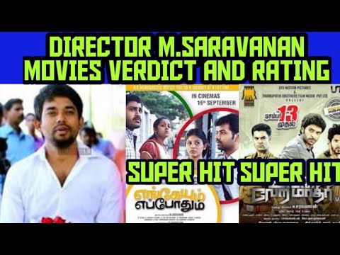 Director M.Saravana Movies list