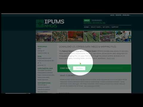 How to Get NHGIS Cesnus & GIS Data