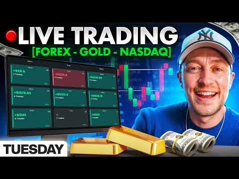 Live Trading Forex, Gold, And Nasdaq (Scalping ORB Strategy)