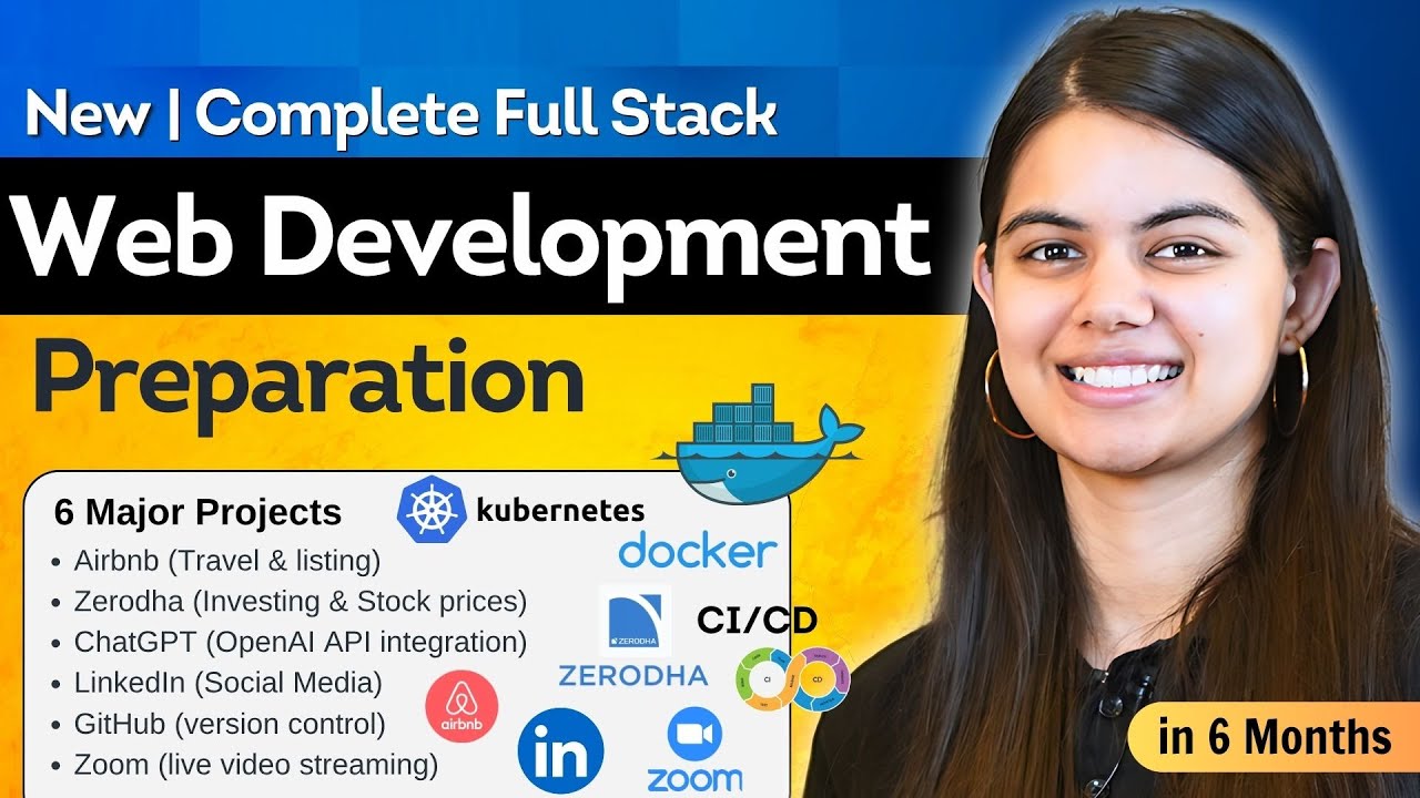 Complete Full Stack Web Development Preparation : MERN Stack + 6 Major Projects | New Delta 7.0