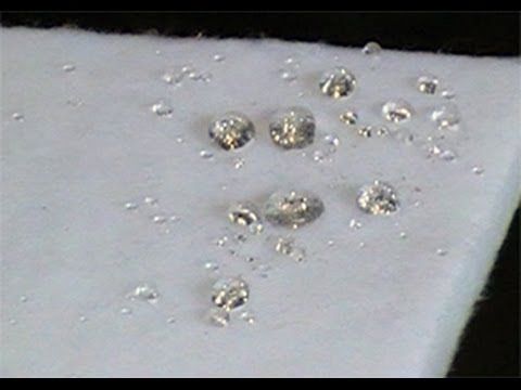 Aspen Aerogels Cryogel Water Repellency