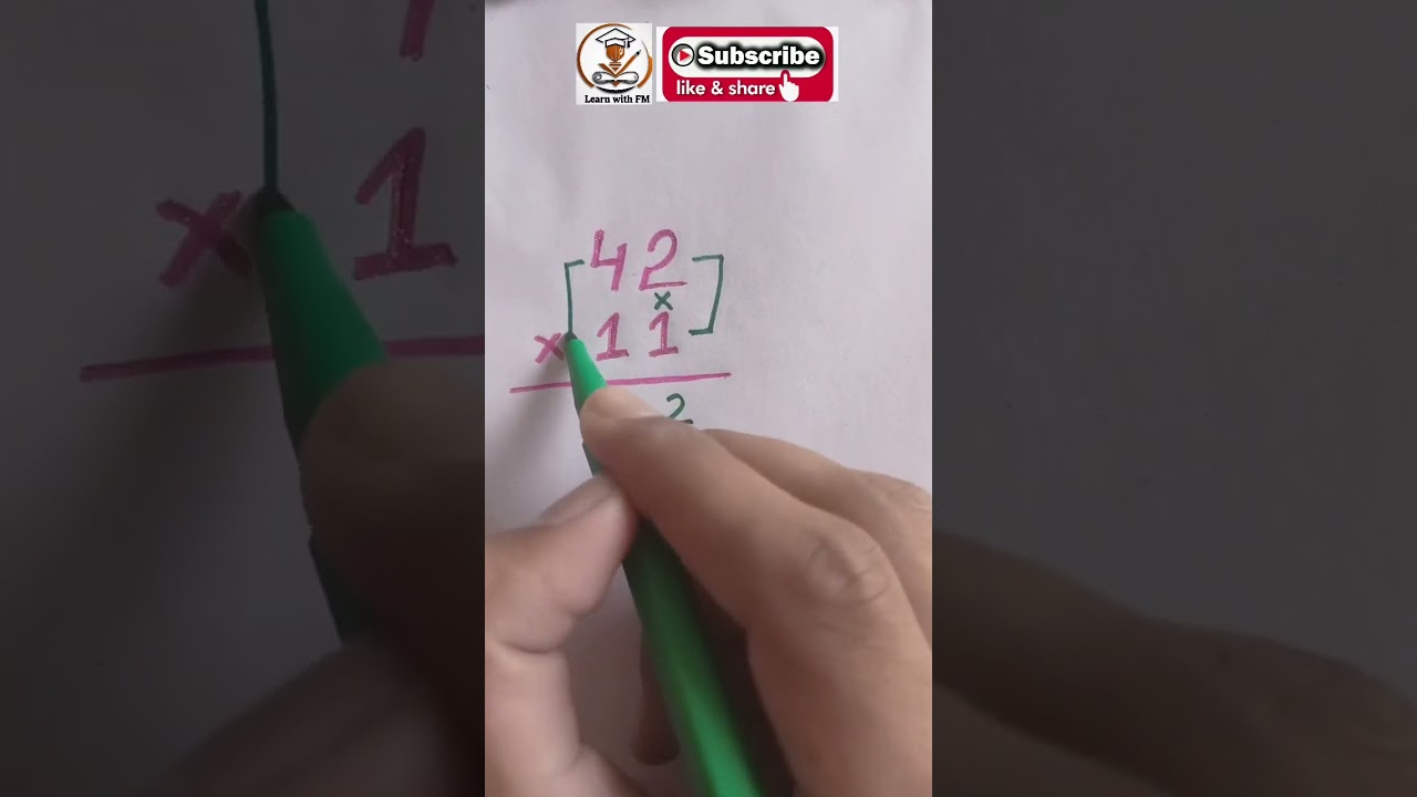 Multiplication tricks  | #math #education #mathtricks #mathtips #mathquiz  #learnwithfm