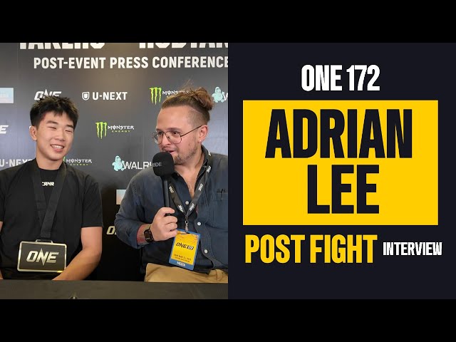 ONE Championship: “He’s stepping into my territory” - Adrian Lee feels Kade Ruotolo’s grappling ...