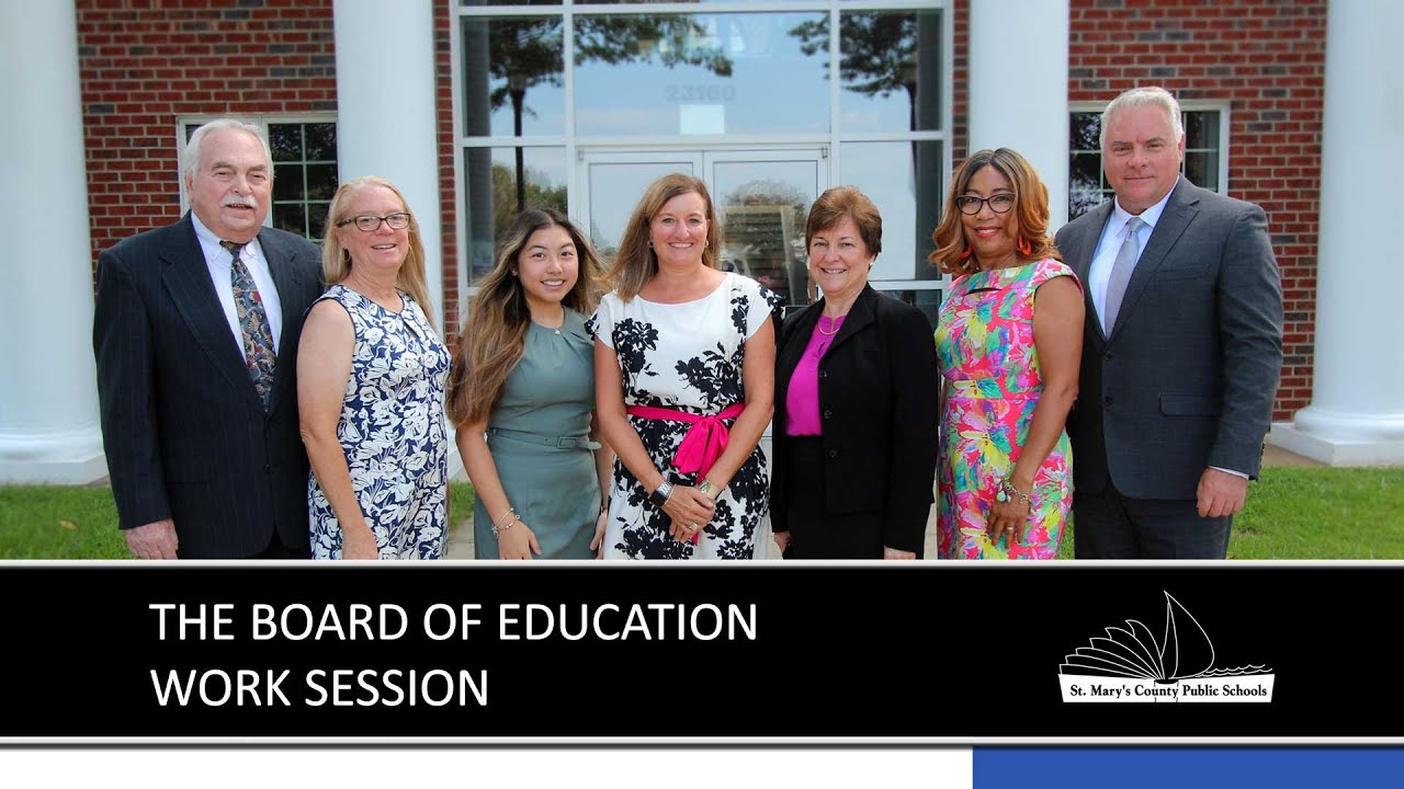 St. Mary's County Public Schools Board of Education Work Session 11/03/21