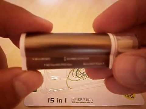 All in one USB 2 0 Flash Memory Card Reader from tinydeal
