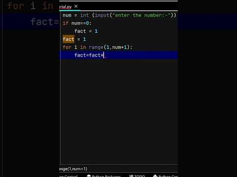 Factorial Calculation in Python