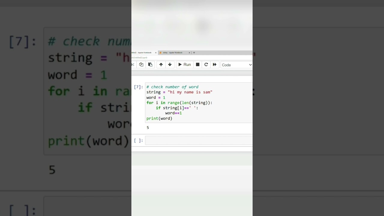 count number of words in string with python