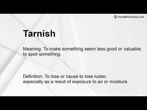 Tarnish Meaning