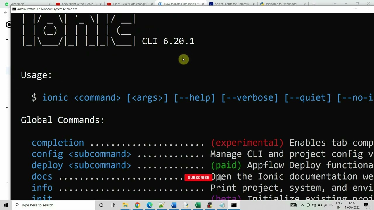 How to install IONIC | Latest version | Nodejs | npm