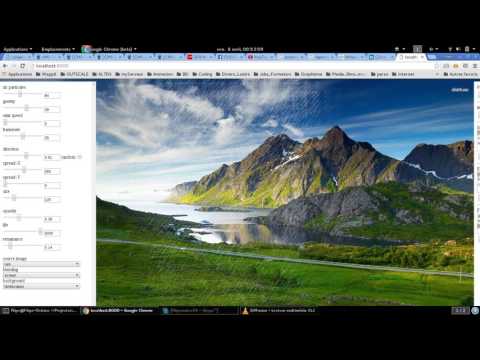 HTML5 canvas Particles Maker