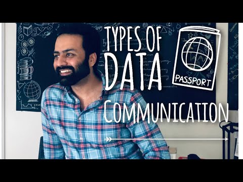 Types of data communication | Wireless | Wired