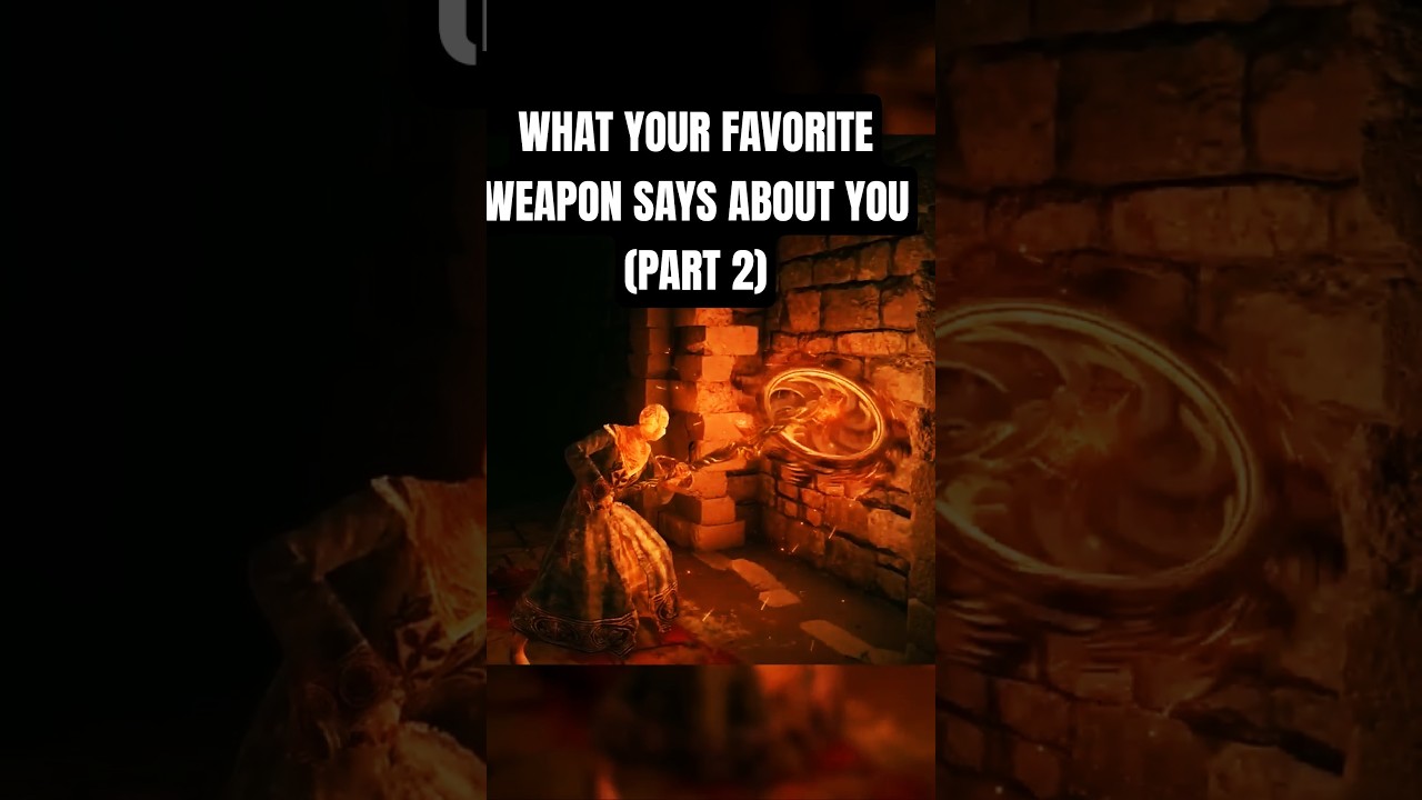 What Your Favorite Weapon Says About You (Part 2) - Elden Ring #shorts