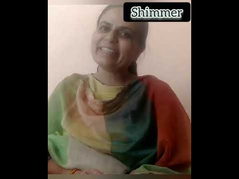 #Word #Meaning #Shimmer