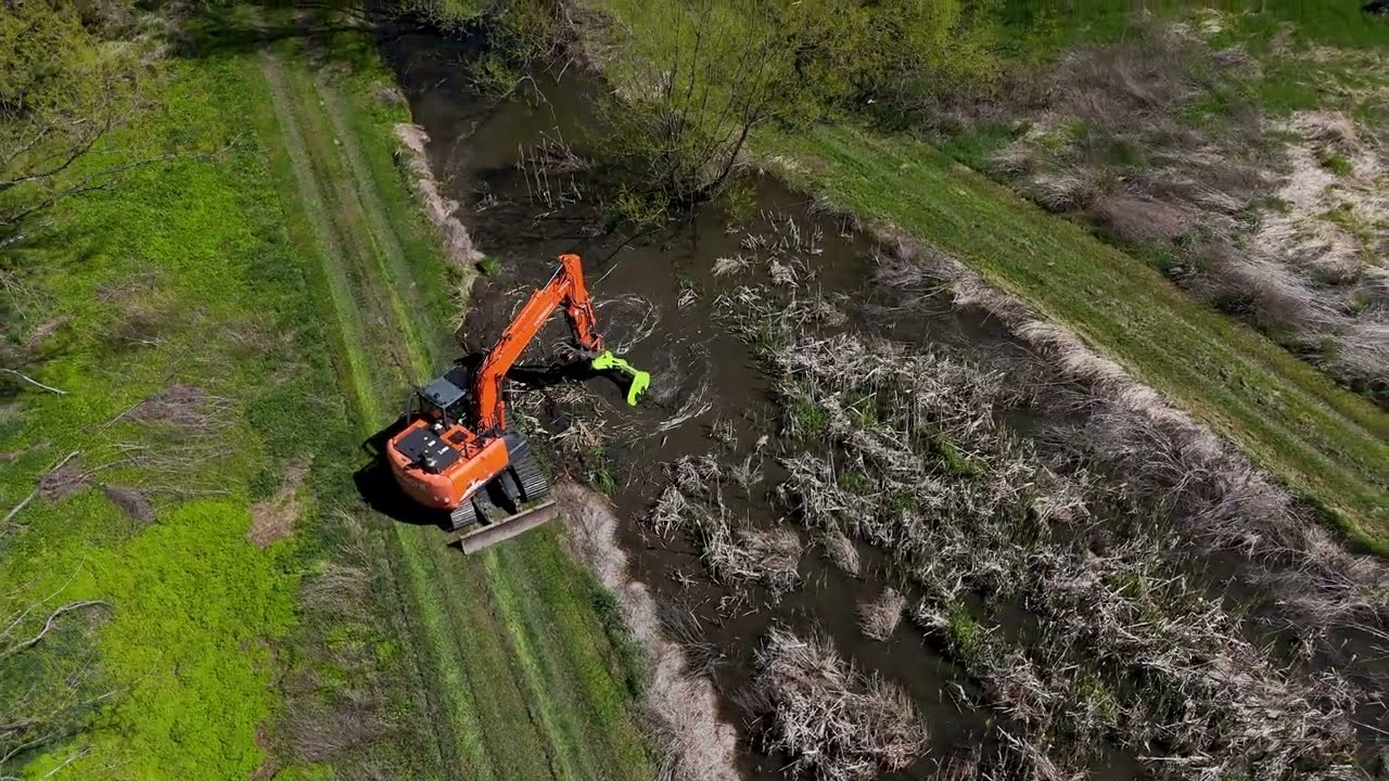 ODFW's Ladd Marsh Wildlife Area - Aquatic Vegetation Rake Demo April 2026