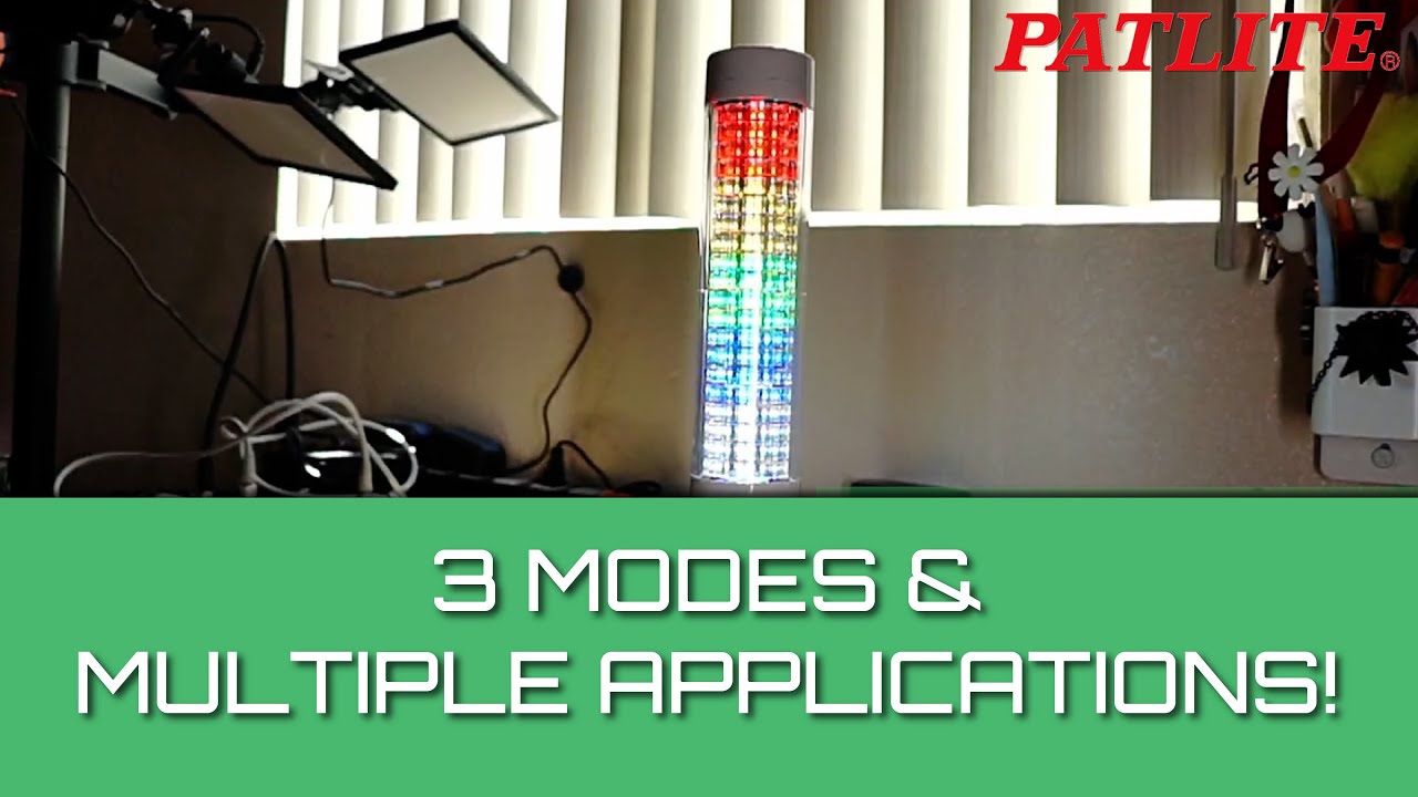 Why You Need To Consider The PATLITE LB6-IL Signal Tower!  It Has 3 Modes And Tons of Benefits