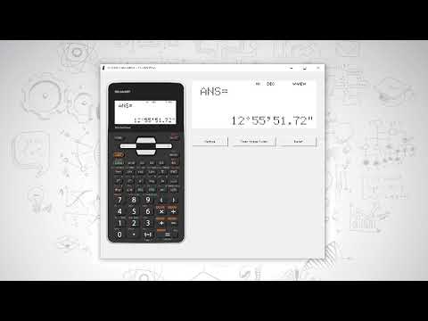 Time Calculations using the Sharp EL-W535SA scientific calculator